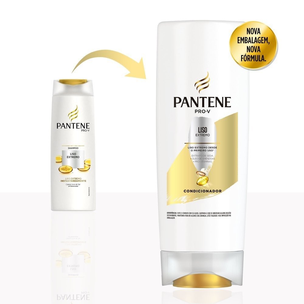Condicionador Pantene Liso Extremo 175ml 175ml