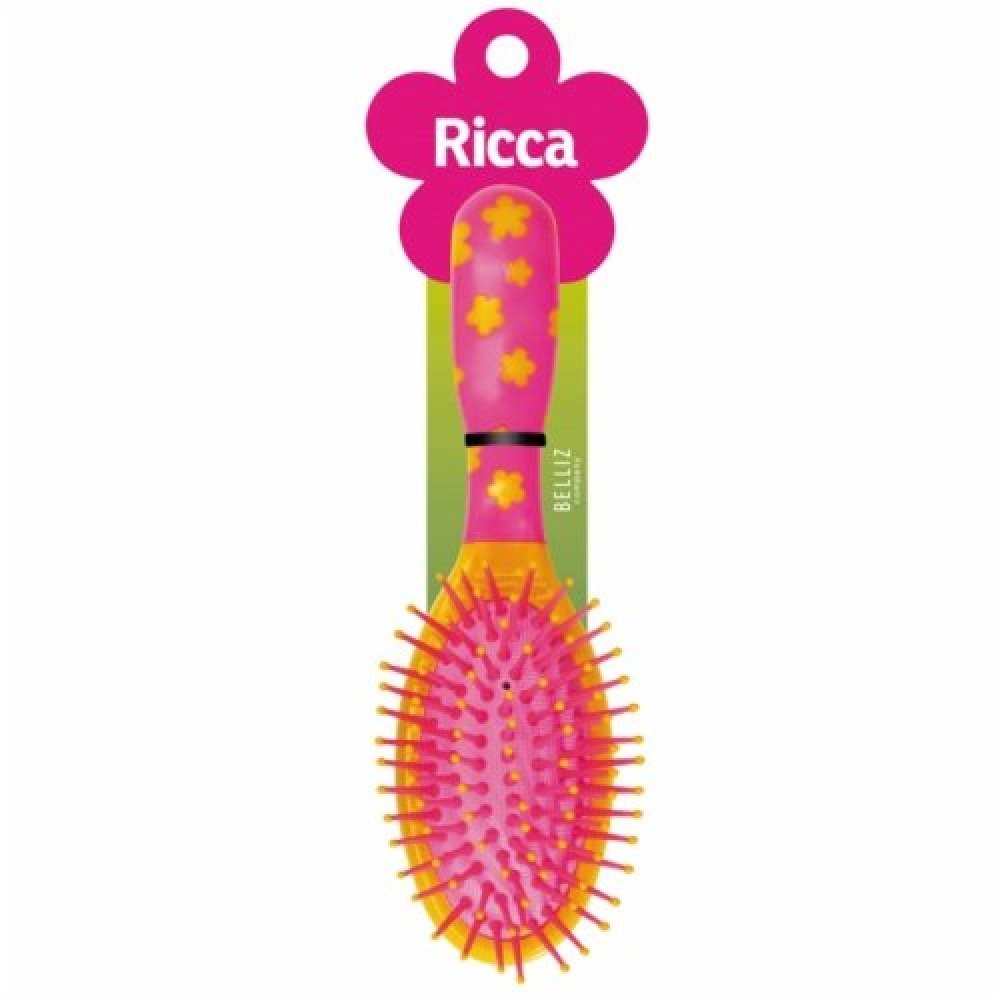 Escova De Cabelo Infantil Ricca Floral Cores Sortidas ÚNICO