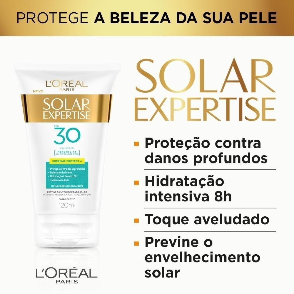 Kit Protetor Solar Corporal Solar Expertise Fps30 120ml + Protetor ...