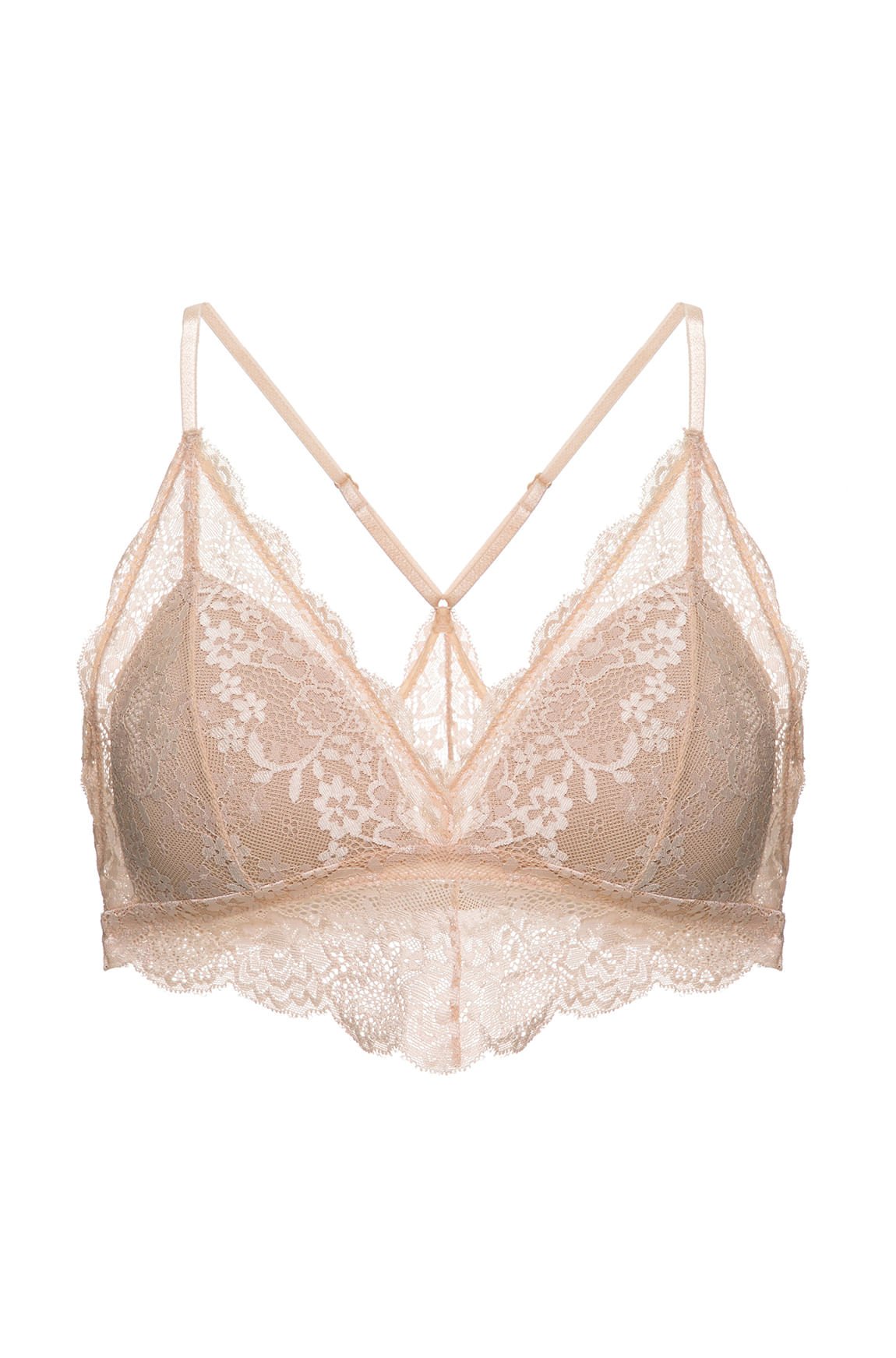 Sutiã Top Mari Renda Basic Me Rosa