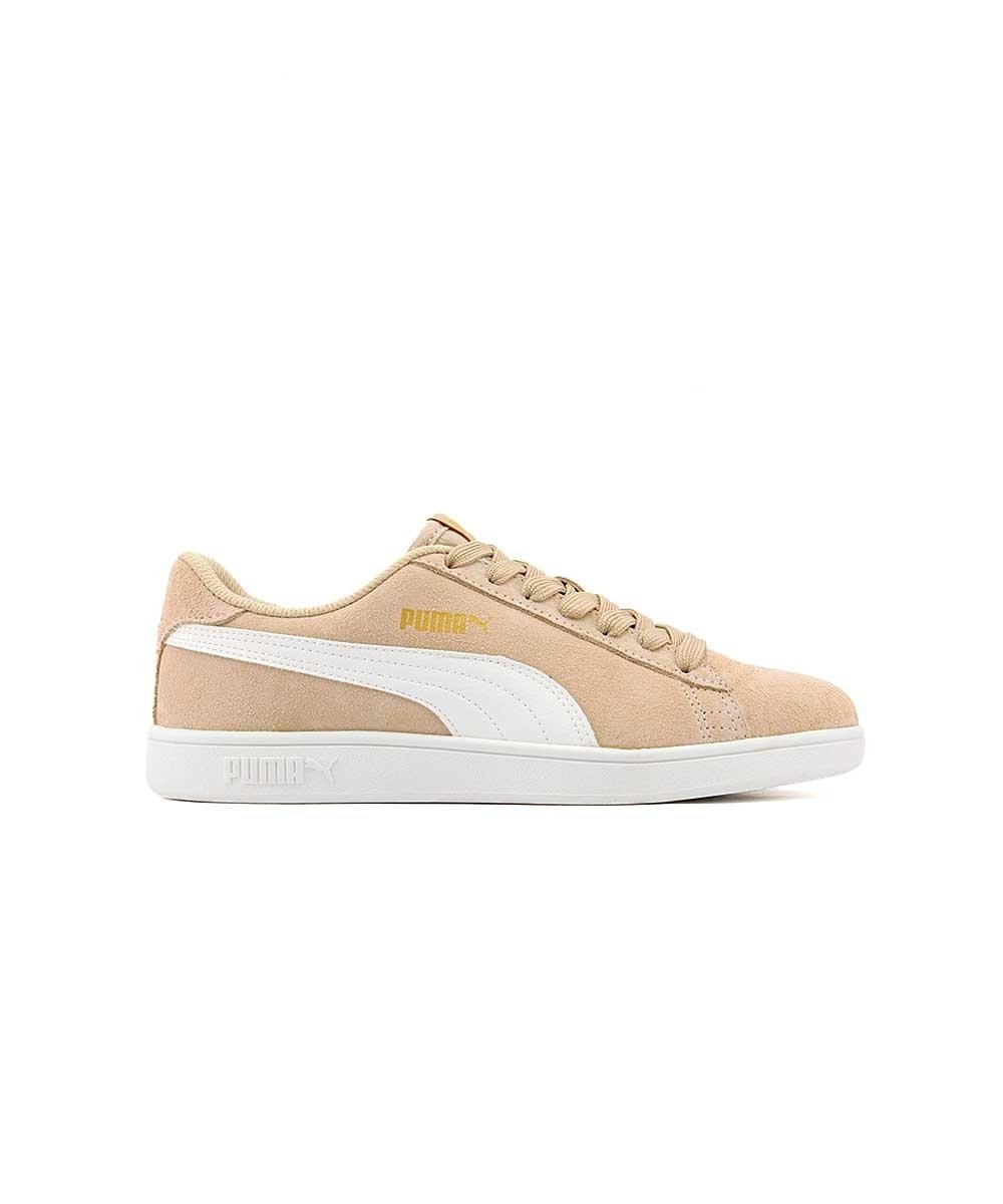 Tênis Feminino Puma Smash V2 386162 Bege Bege