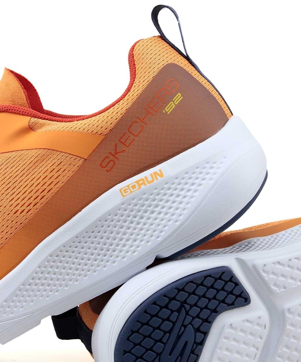 Tênis Masculino Skechers Go Run Elevate Laranja Laranja