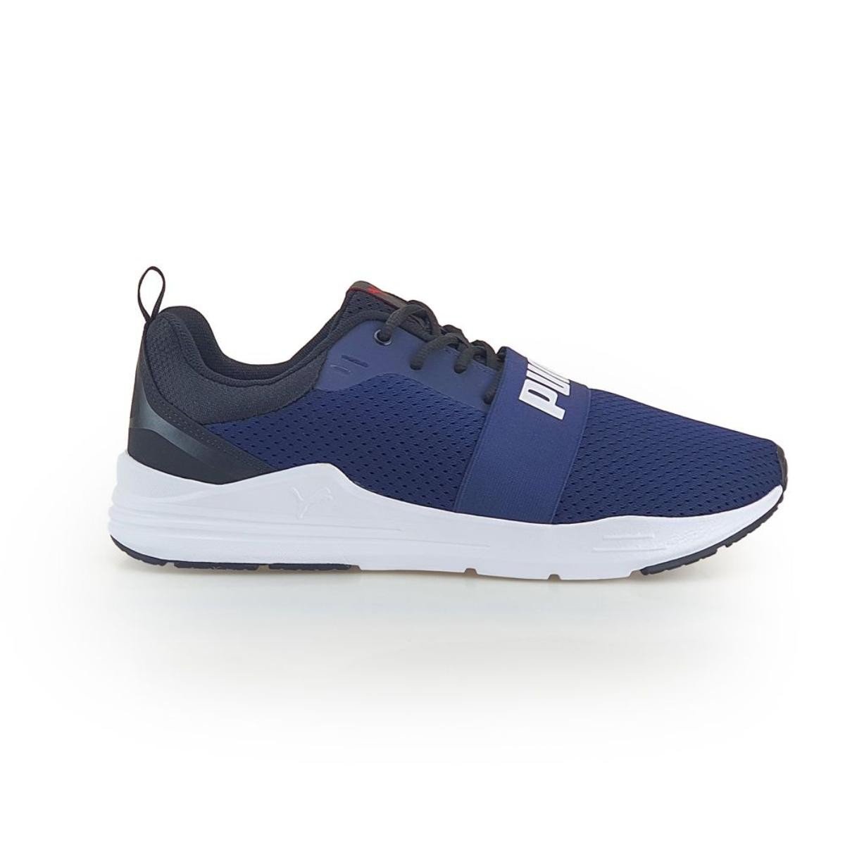Tênis Puma Masculino Wired Run BDP Azul
