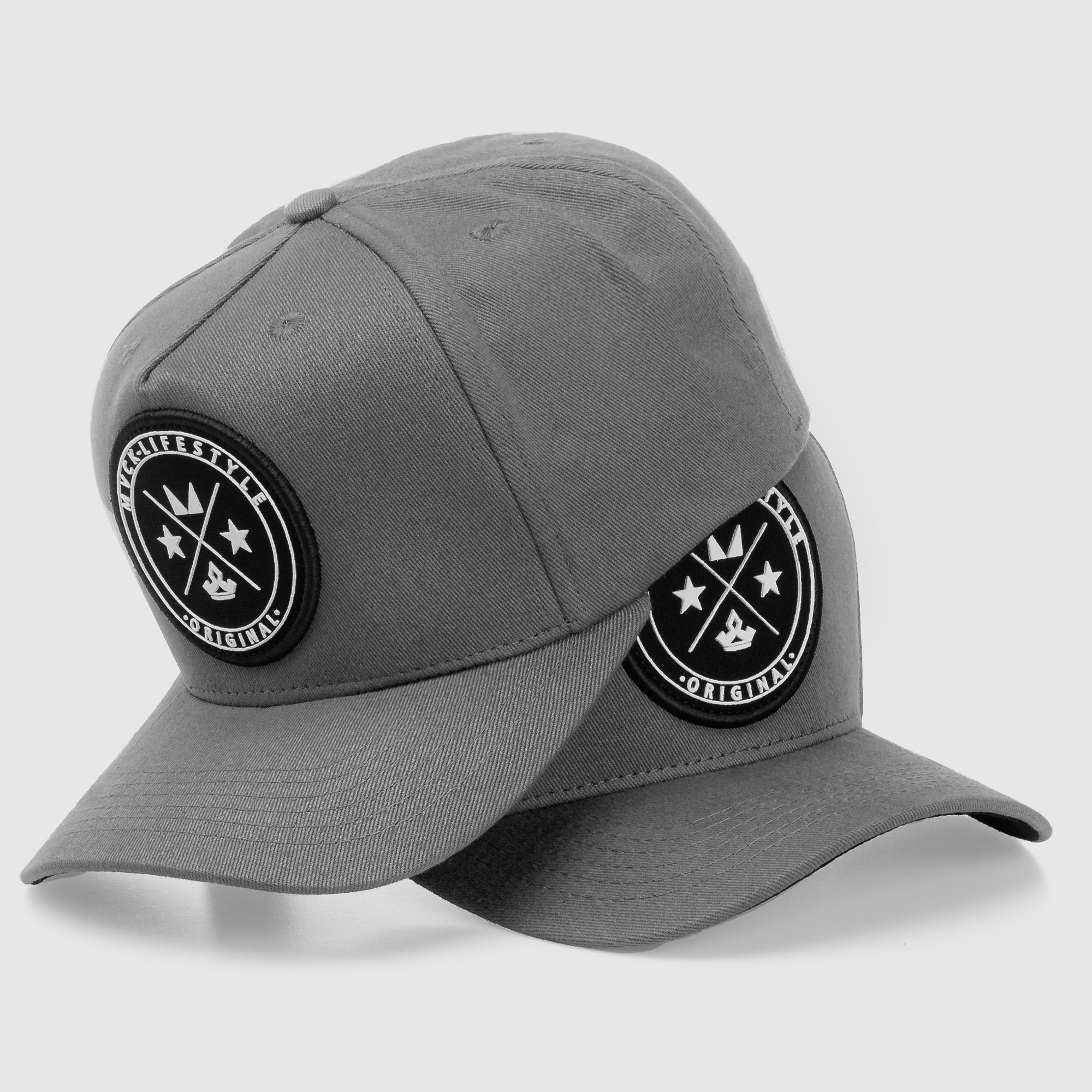 Boné Cinza Brasão MVCK Cinza