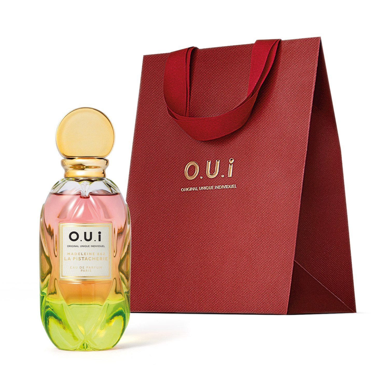 Combo O.U.i Madeleine 862 La Pistacherie: Eau de Parfum 75ml + Sacola ...