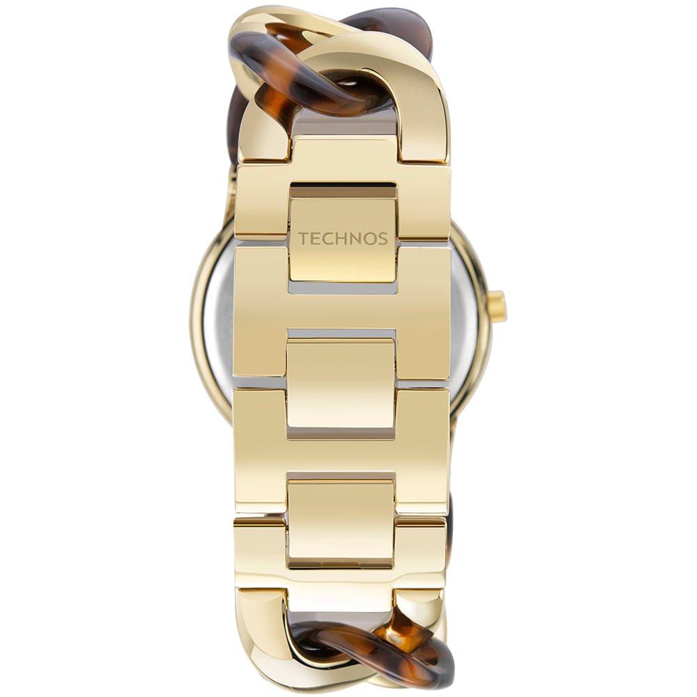 Relógio Technos Feminino Unique Dourado - 2115TUT/1M Multicores