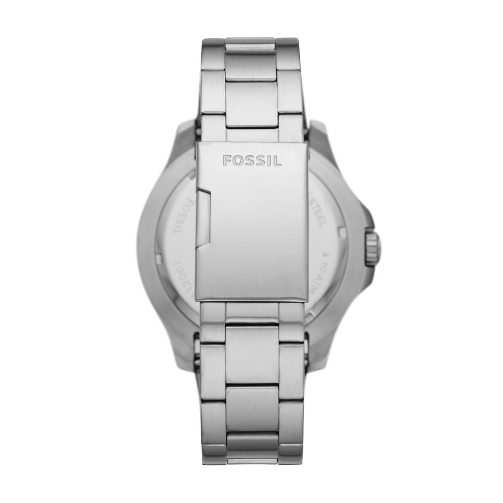 Relógio Fossil Masculino Fb02 - FS5687/1KN Prata