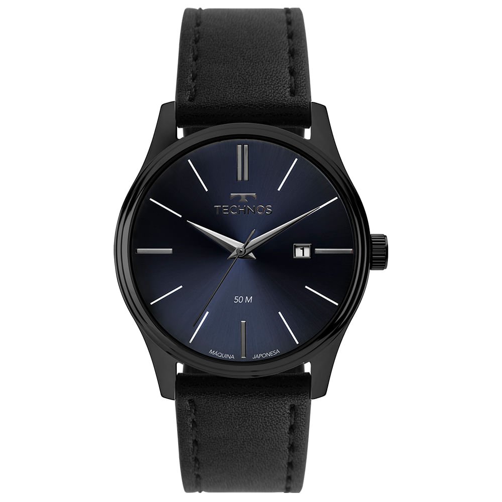 Relógio Technos Masculino Steel Preto - 2115TXG/0A Preto