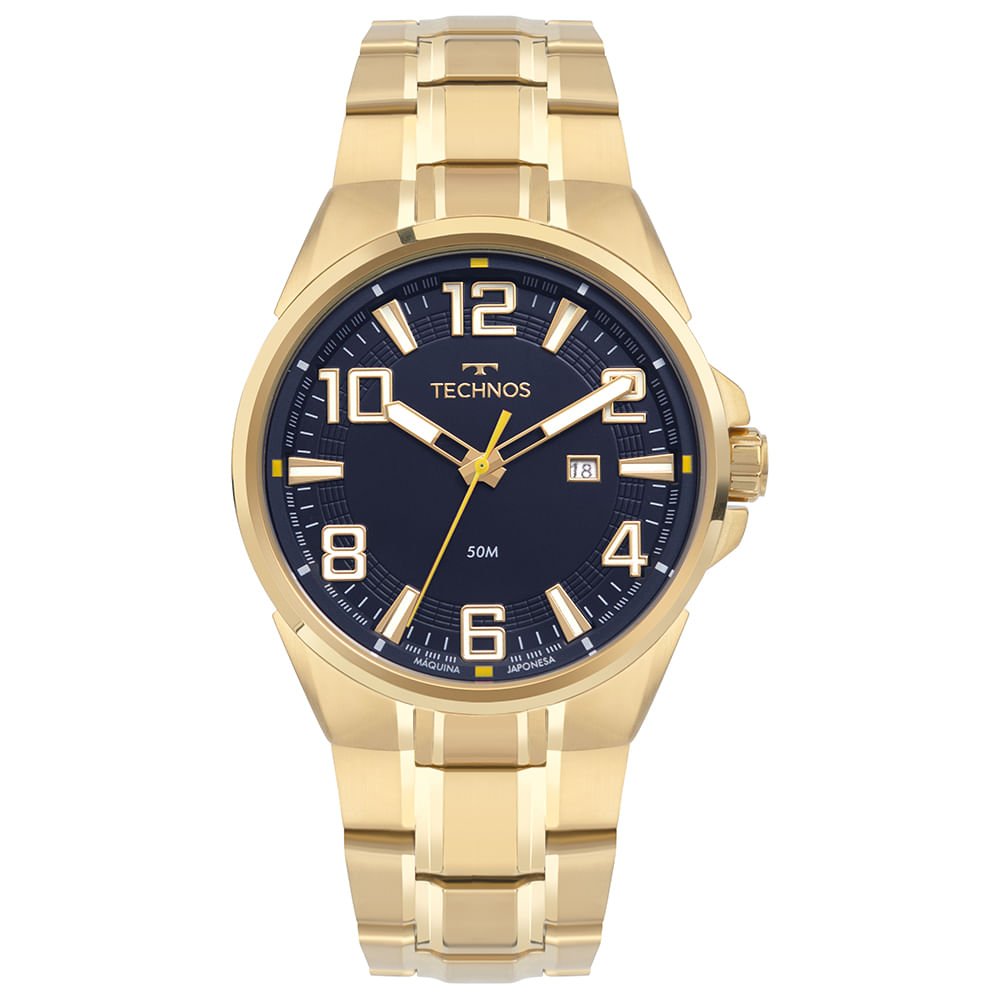Relógio Technos Masculino Skymaster Dourado - 2115TWX/1A Dourado