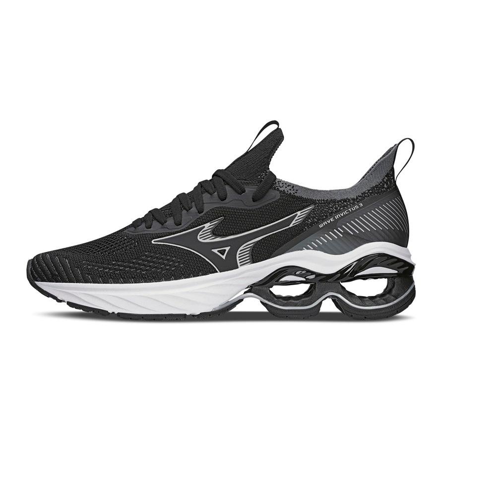 Tênis Mizuno Wave Invictus 3 Masculino Preto