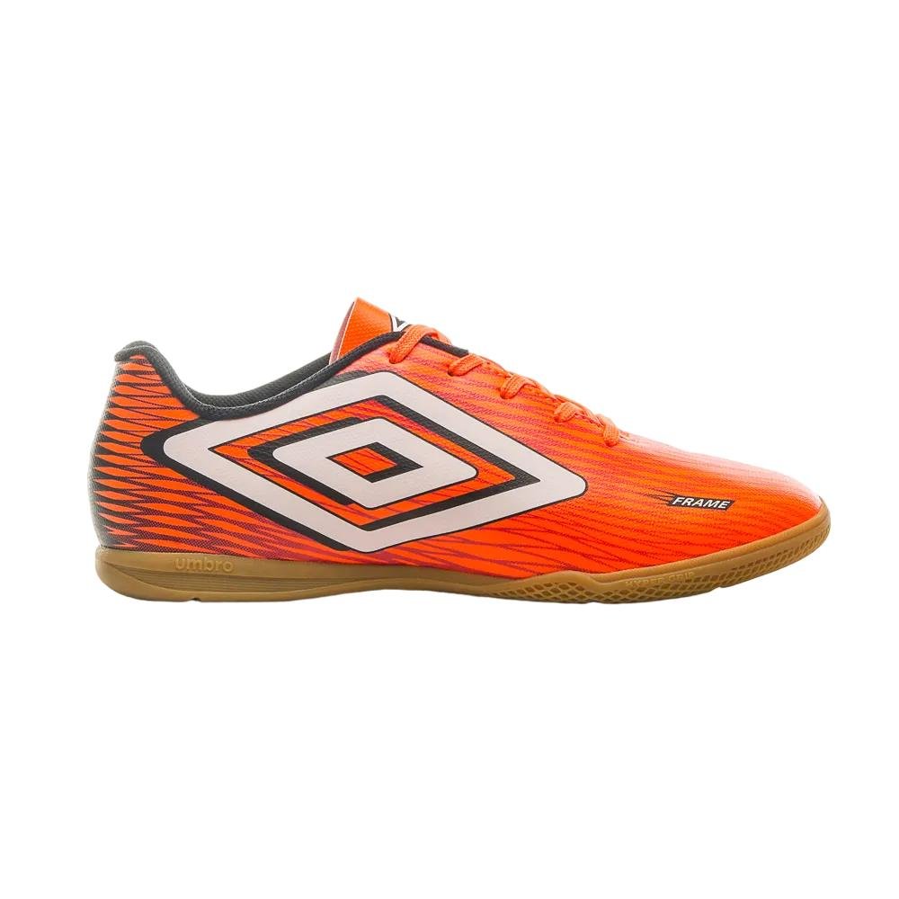 CHUTEIRA UMBRO FUTSAL FRAME Laranja/Branco