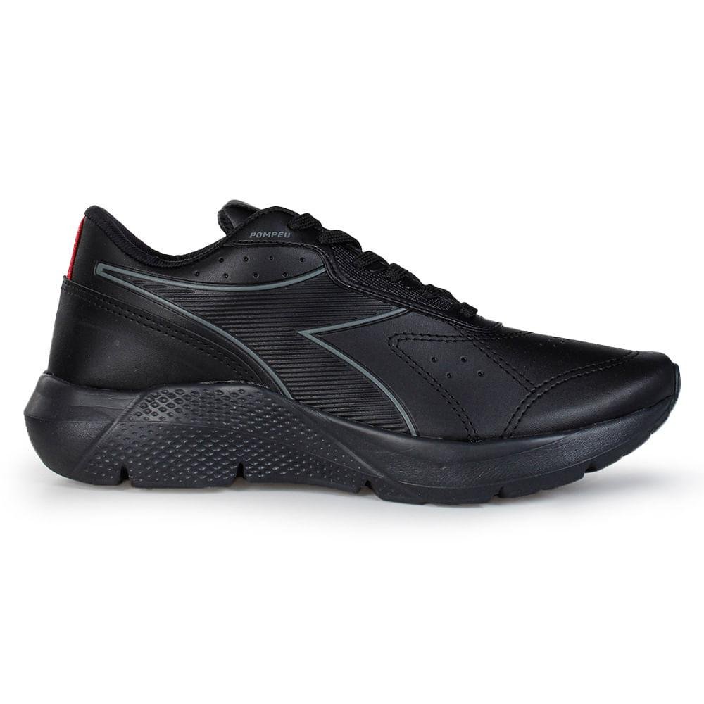TENIS DIADORA POMPEU MASCULINO PRETO/CINZA