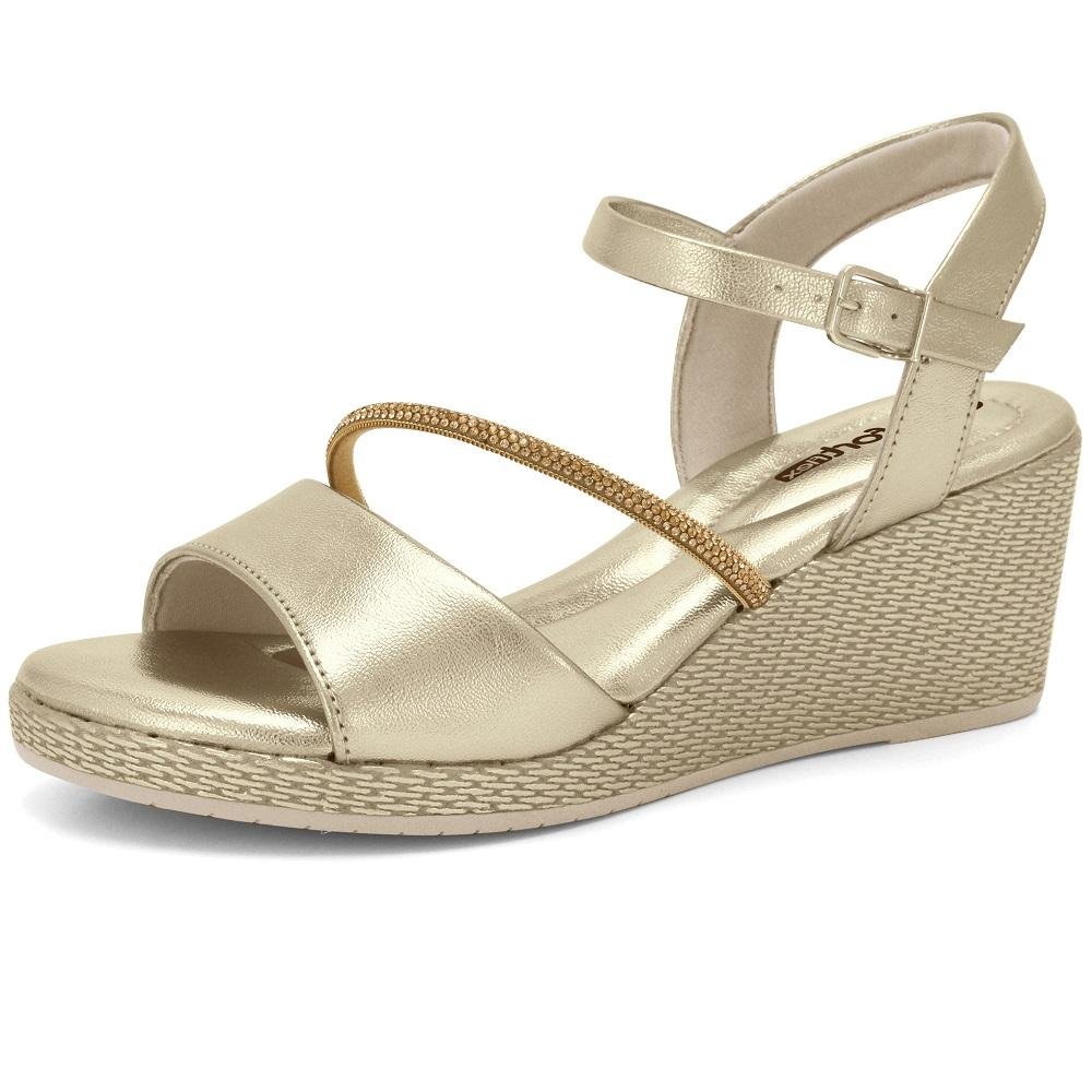 SANDALIA RAMARIM REF 2473404 FEMININO Dourado