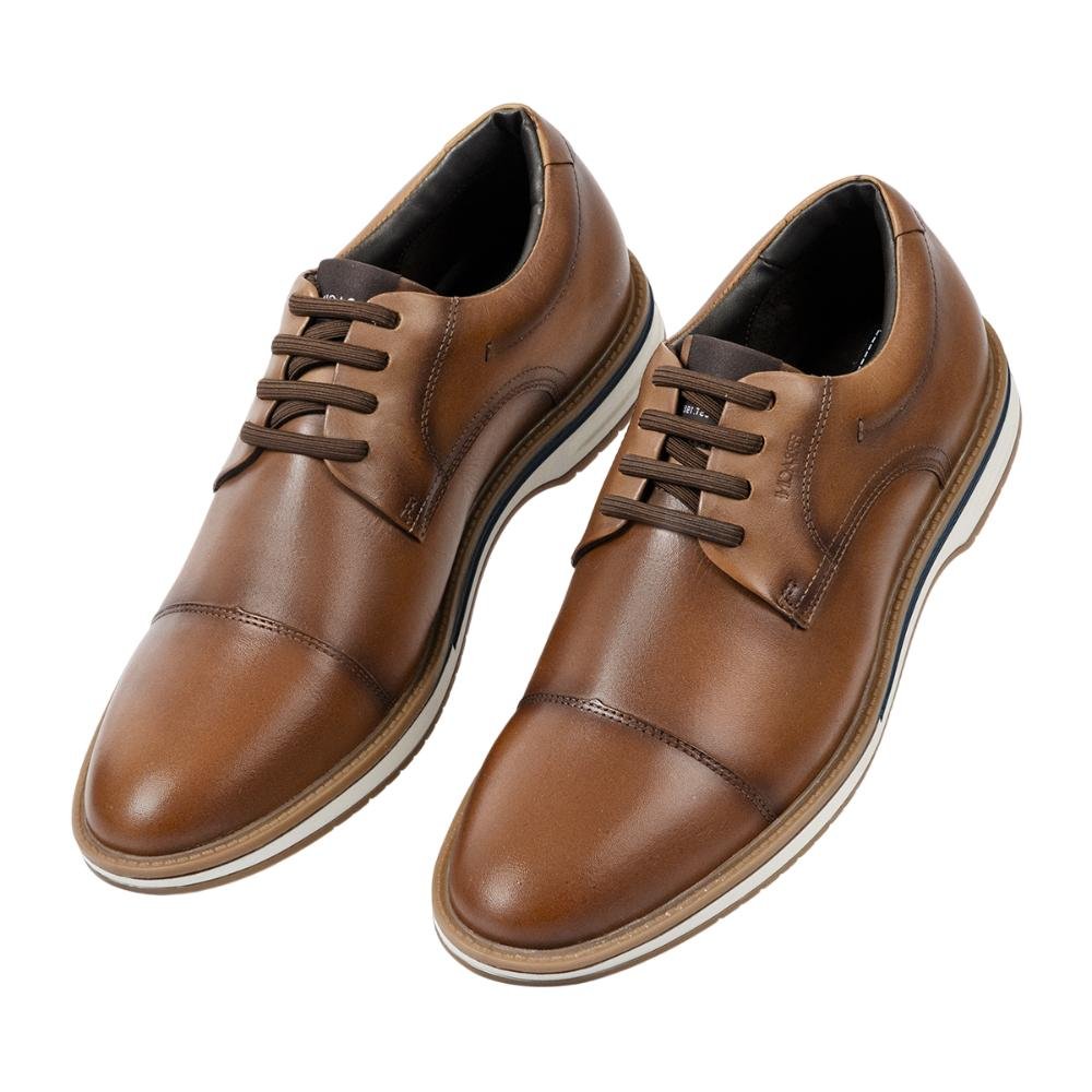 SAPATO FERRACINI FIRENZE LUX REF 3268-662 MASCULINO Marrom Claro