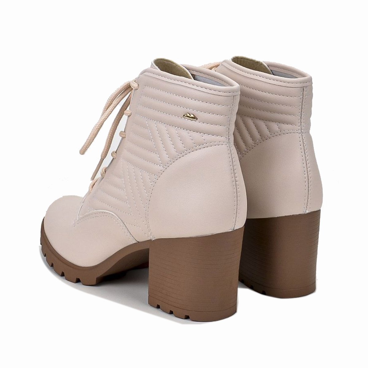 Bota Salto Grosso Feminina Dakota G5661 Branco