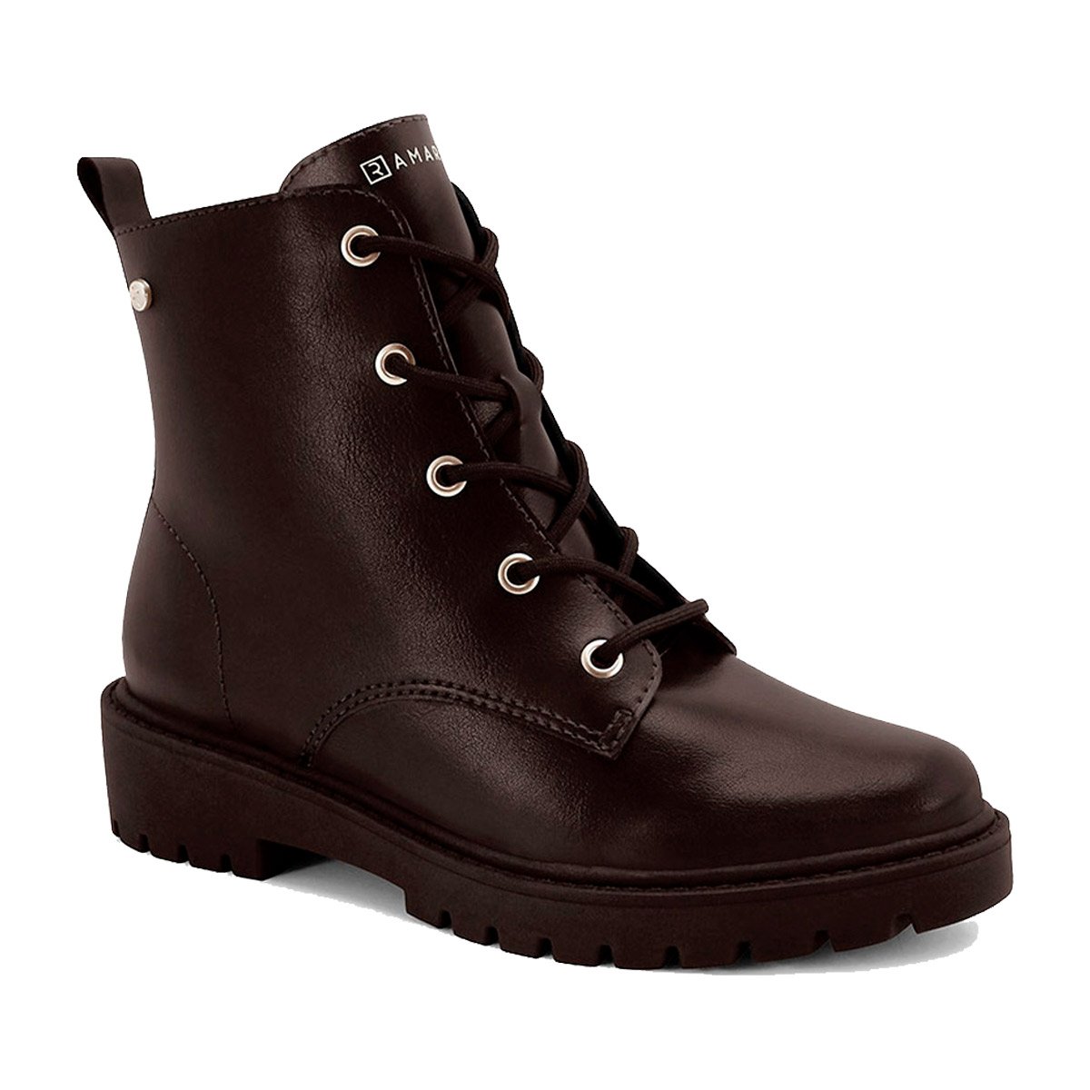 Bota Coturno Feminina Ramarim 2290121 Marrom