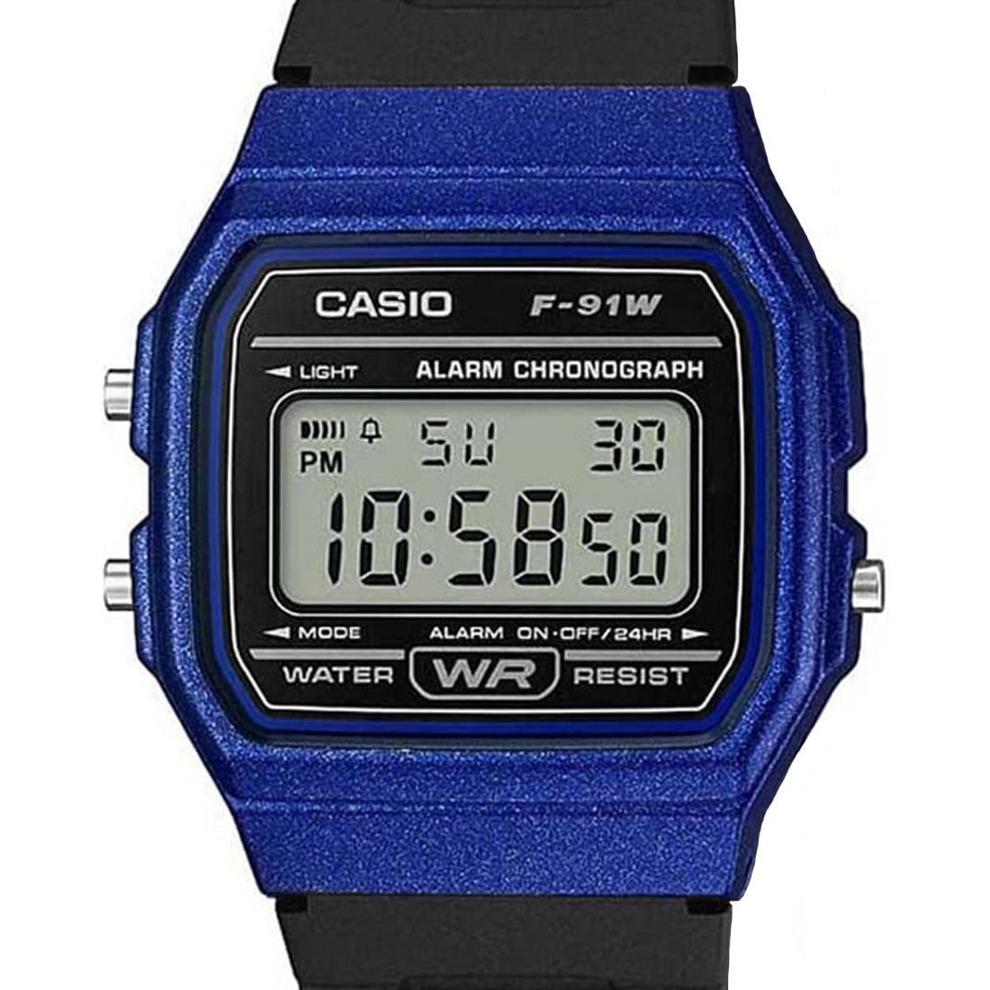 Relógio Casio Digital F-91WM-2ADF-SC Azul