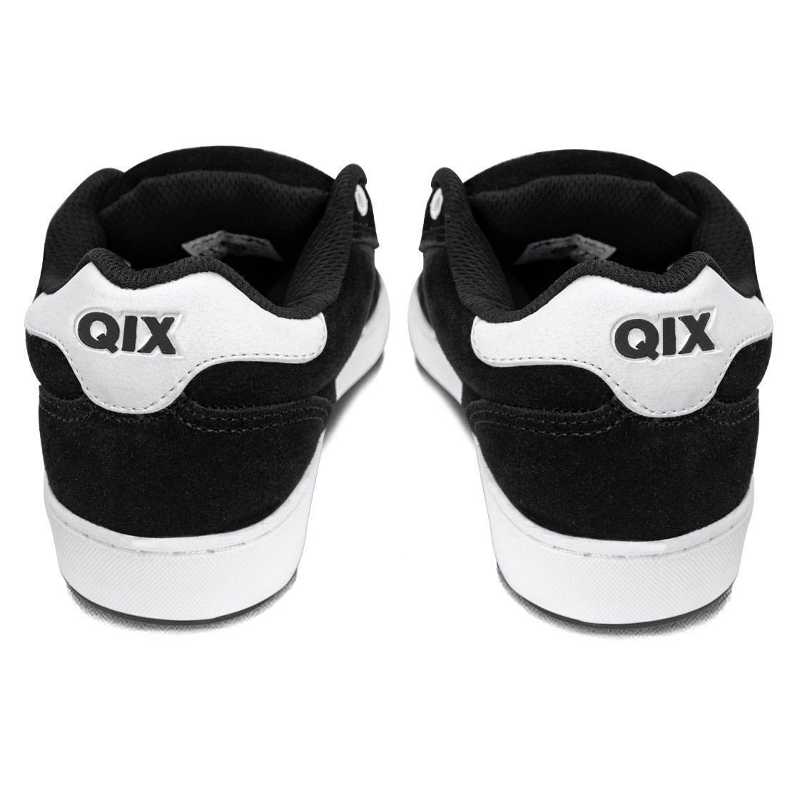 Tênis Qix Combat Suede Preto Branco Preto