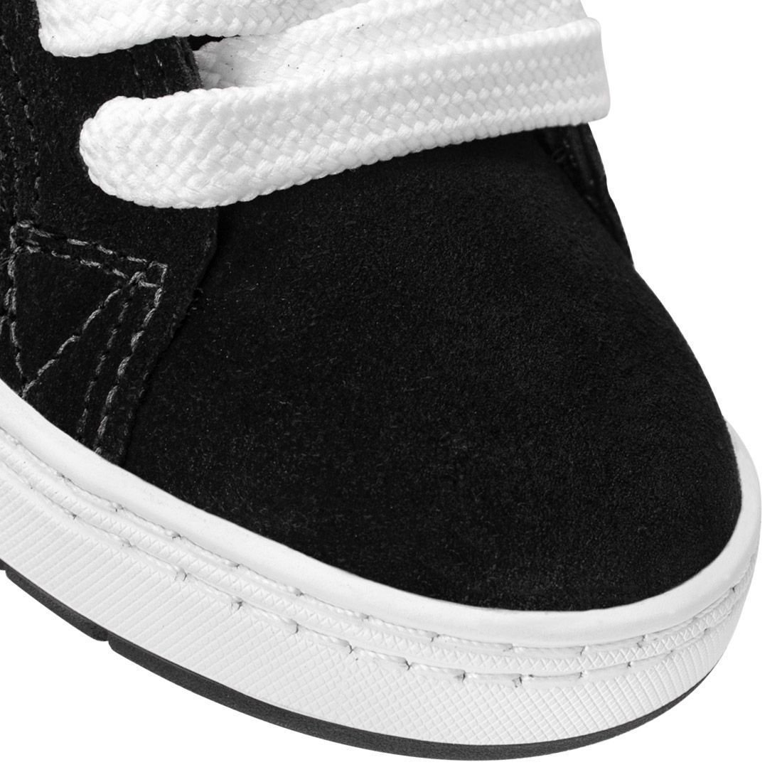 Tênis Qix Combat Suede Preto Branco Preto