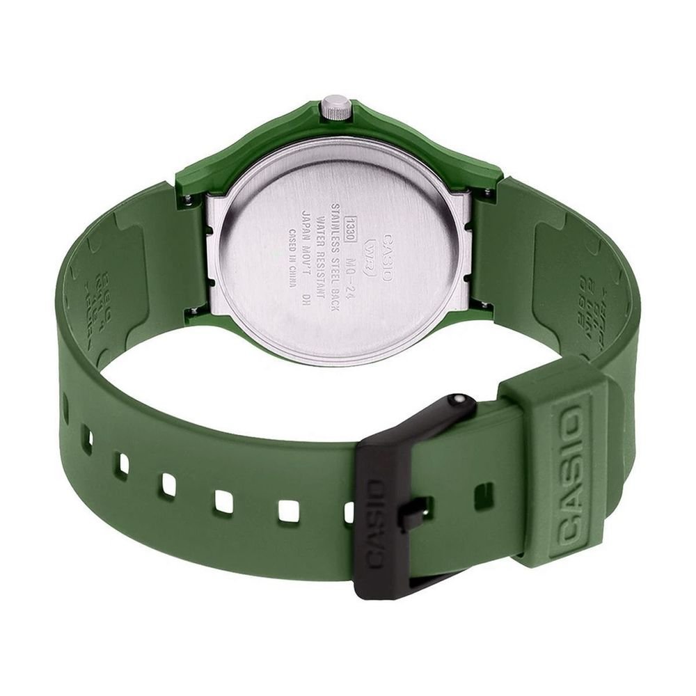 Relógio analógico Casio Standard MQ-24UC-3BDF | Verde Verde
