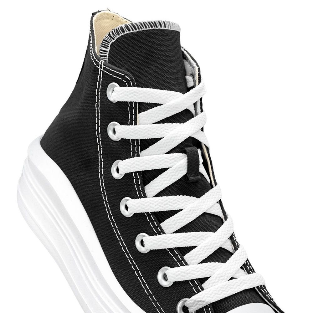 Tênis Converse Chuck Taylor All Star Move Cano Alto Unissex | Preto Preto