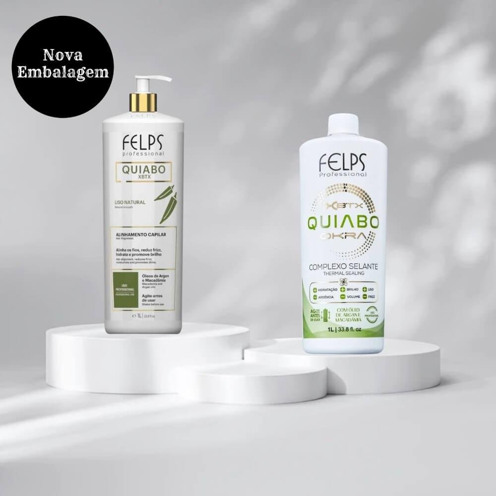 Felps Professional XBTX Quiabo - Máscara Antifrizz 1000ml 1L