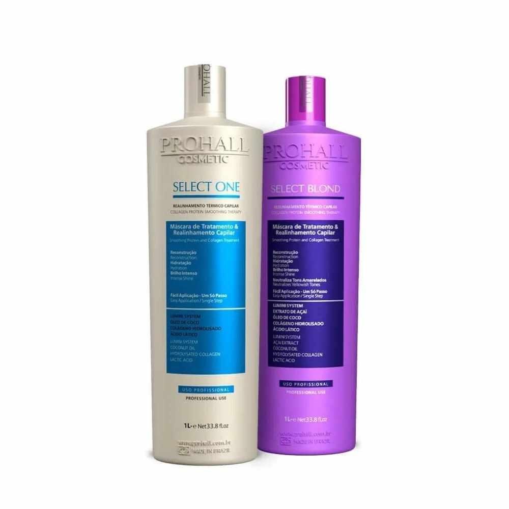 Prohall Kit Select One + Select Blond 2x1 Litro ÚNICO