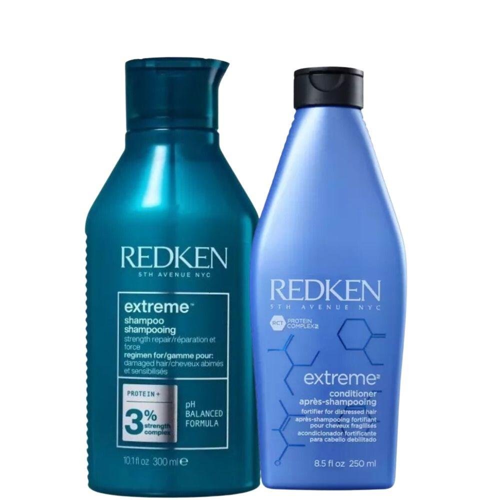 Redken Extreme Shampoo 300ml + Condicionador 250ml ÚNICO