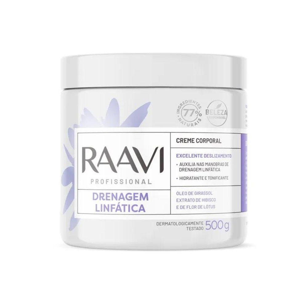 Raavi Creme de Massagem Drenagem Linfática 500g 500g