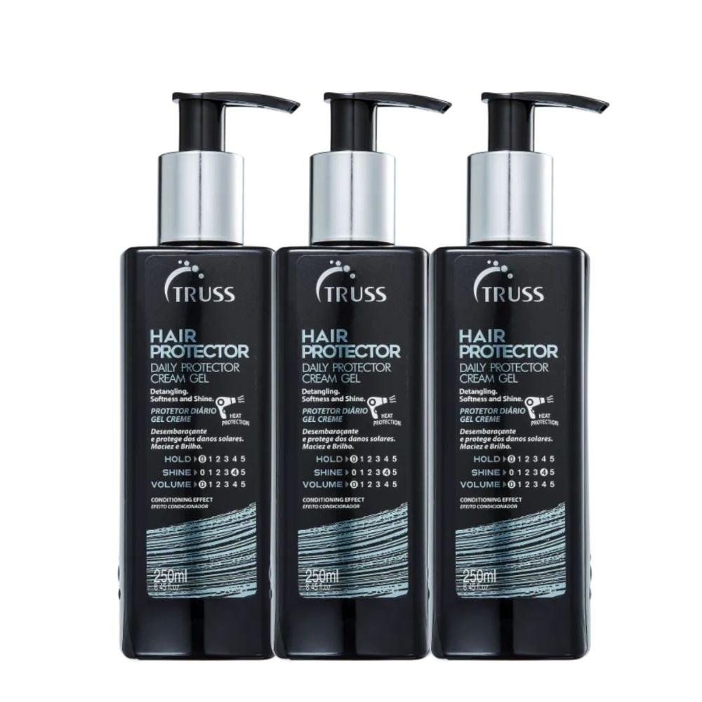 Truss Daily Hair Protector Kit 3 Leave-in 250ml ÚNICO