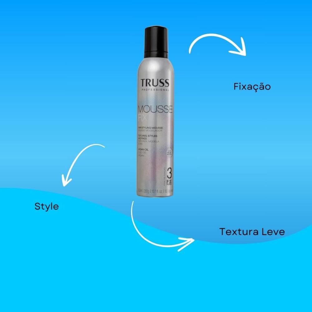 Truss Mousse Fix Mousse Modelador 300ml 300ml