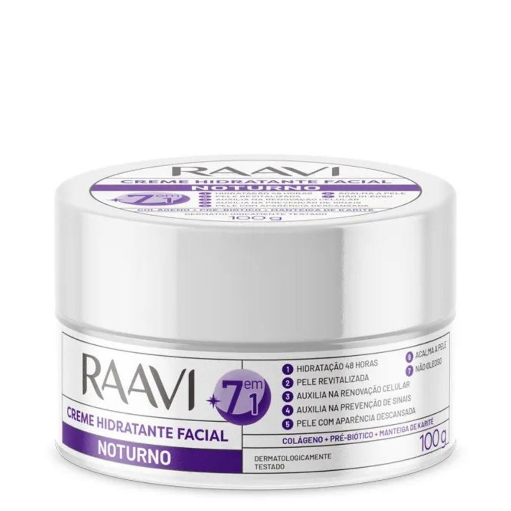 Raavi Creme Hidratante Facial Noturno 100g 100g