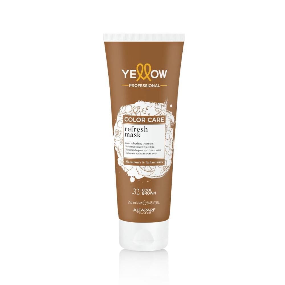 Yellow Color Care Refresh Mask .32 Cool Brown 250ml 250ml