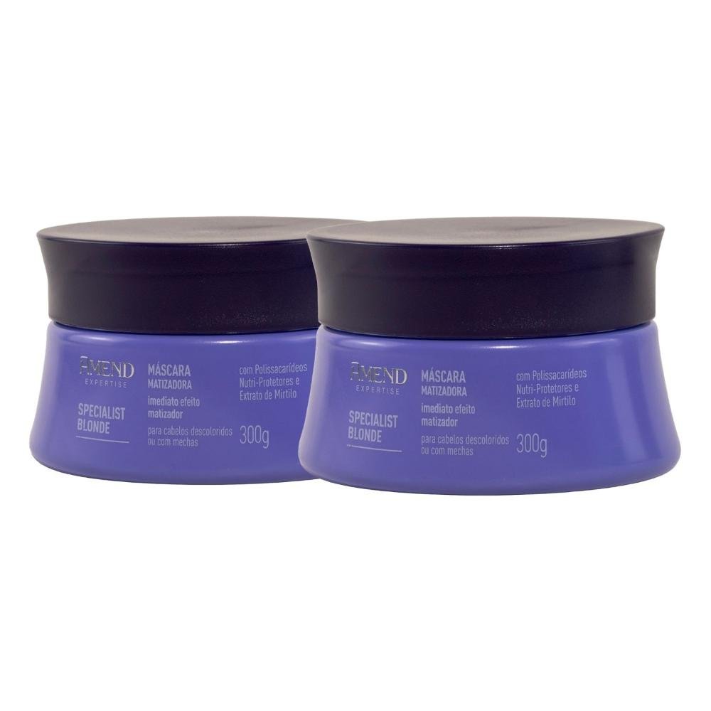 Kit Amend Specialist Blonde Matização 2 Mascaras 300 g ÚNICO
