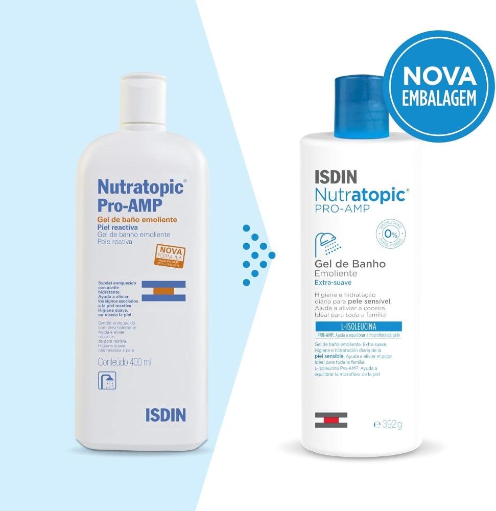 Gel de Banho Isdin - Nutratopic Pro-AMP 392g 392g