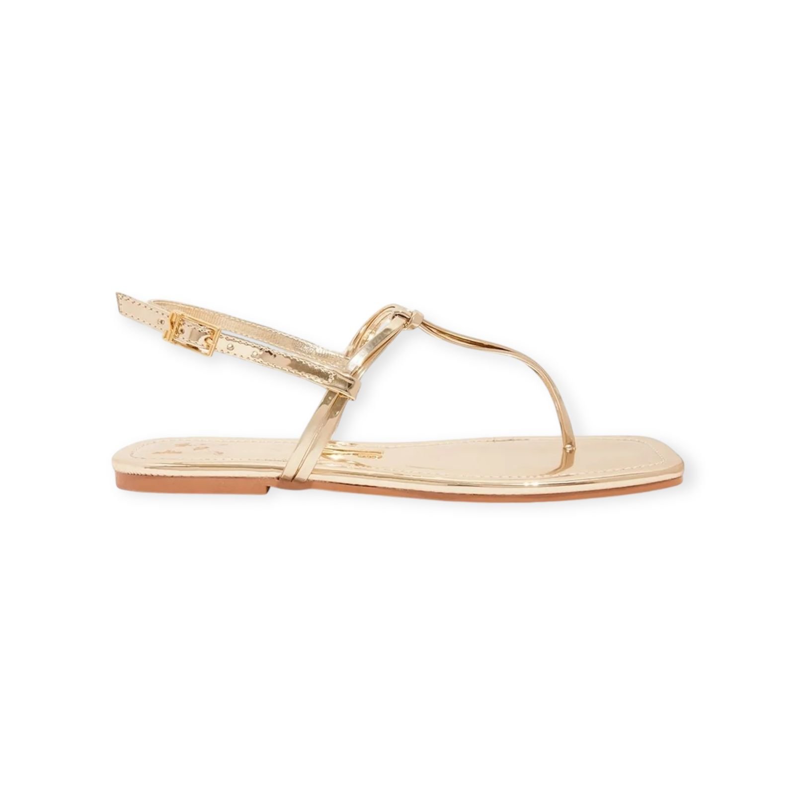 Sandalia Rasteira Feminina Santa Lolla Specchio Metalizada Tiras ...