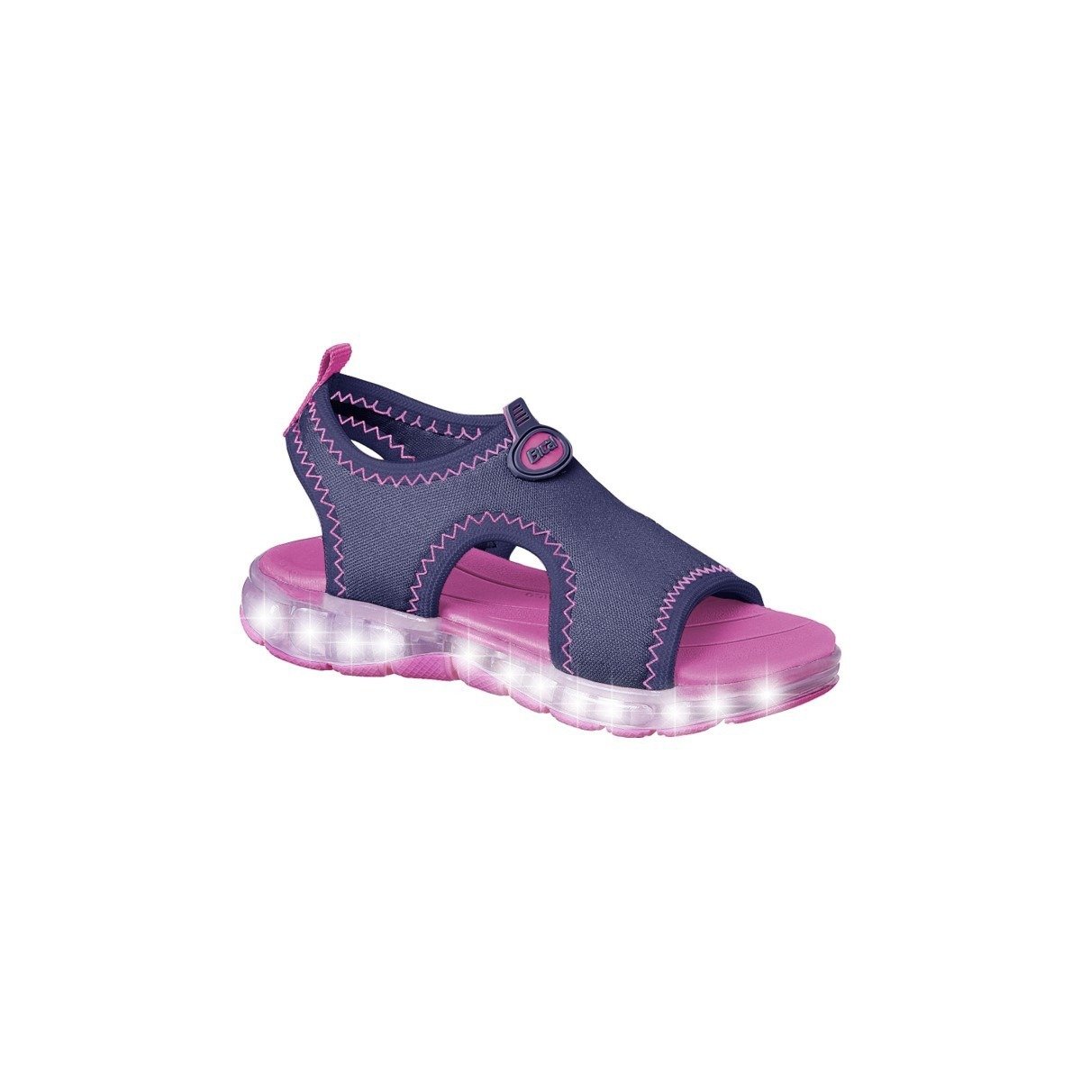 Sandália Infantil Feminina Bical Flash Marinho Pink Marinho/Pink