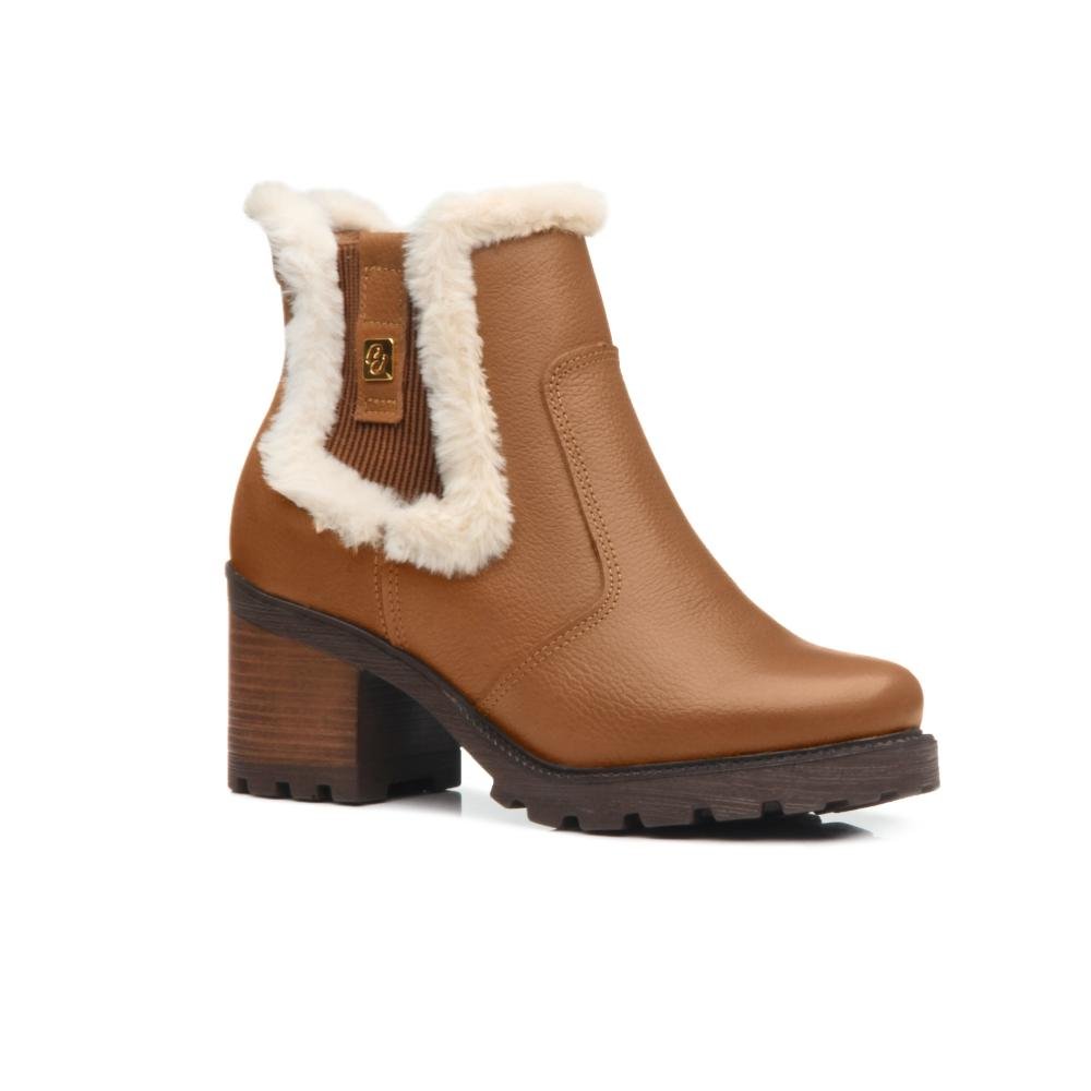 BOTA PEGADA COTURNO REF:281307 FEMININO Marrom