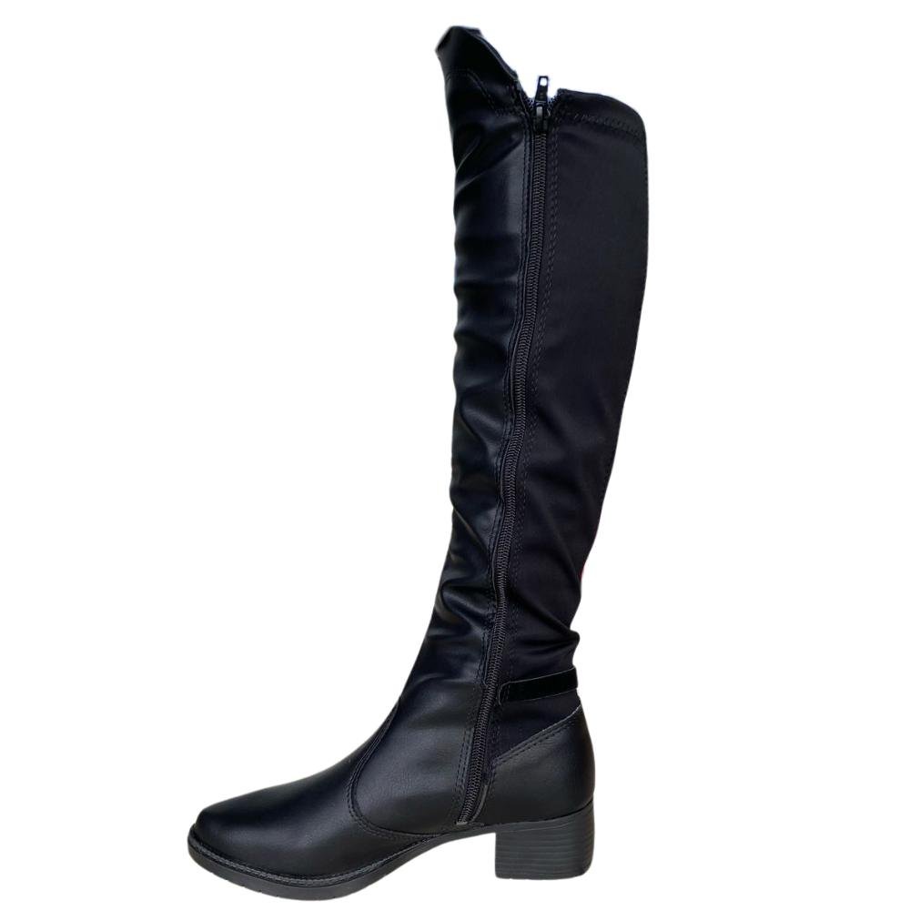 BOTA MISSISSIPI CANO ALTO REF: ME121 FEMININO Preto