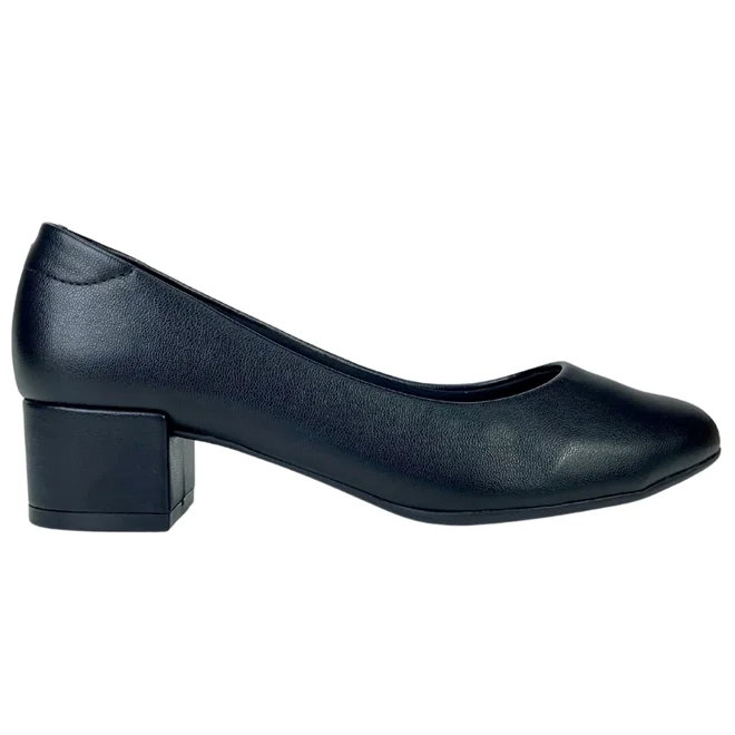 Sapato Beira Rio Napa Turim Negro Feminino Preto