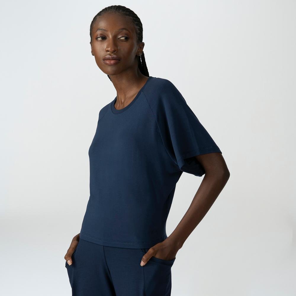 Blusa Fila Bamboo Feminina Azul