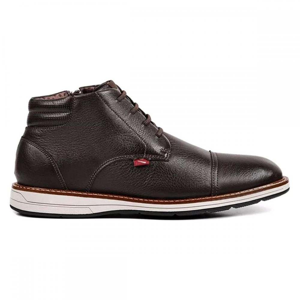 Bota Ferracini Kingston em Couro - Masculino Marrom