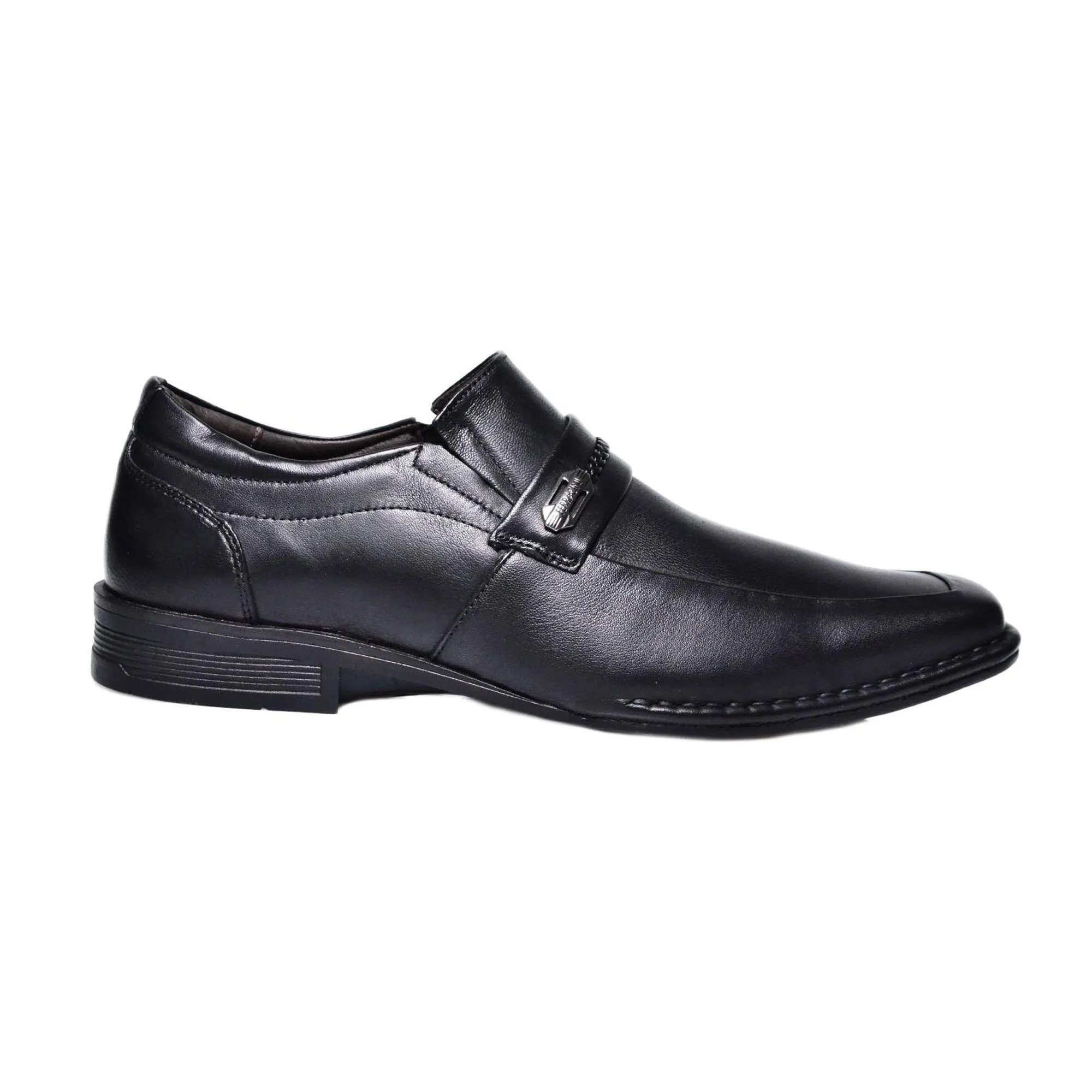 Sapato Ferracini Masculino Couro Preto Preto