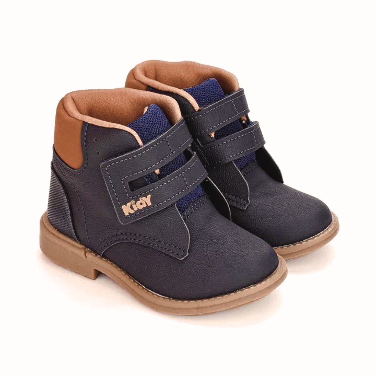 Bota Coturno Kidy Max Marinho Infantil Masculino Azul