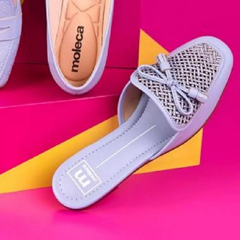Mule Moleca 5722.120 Feminino 5049 Azul