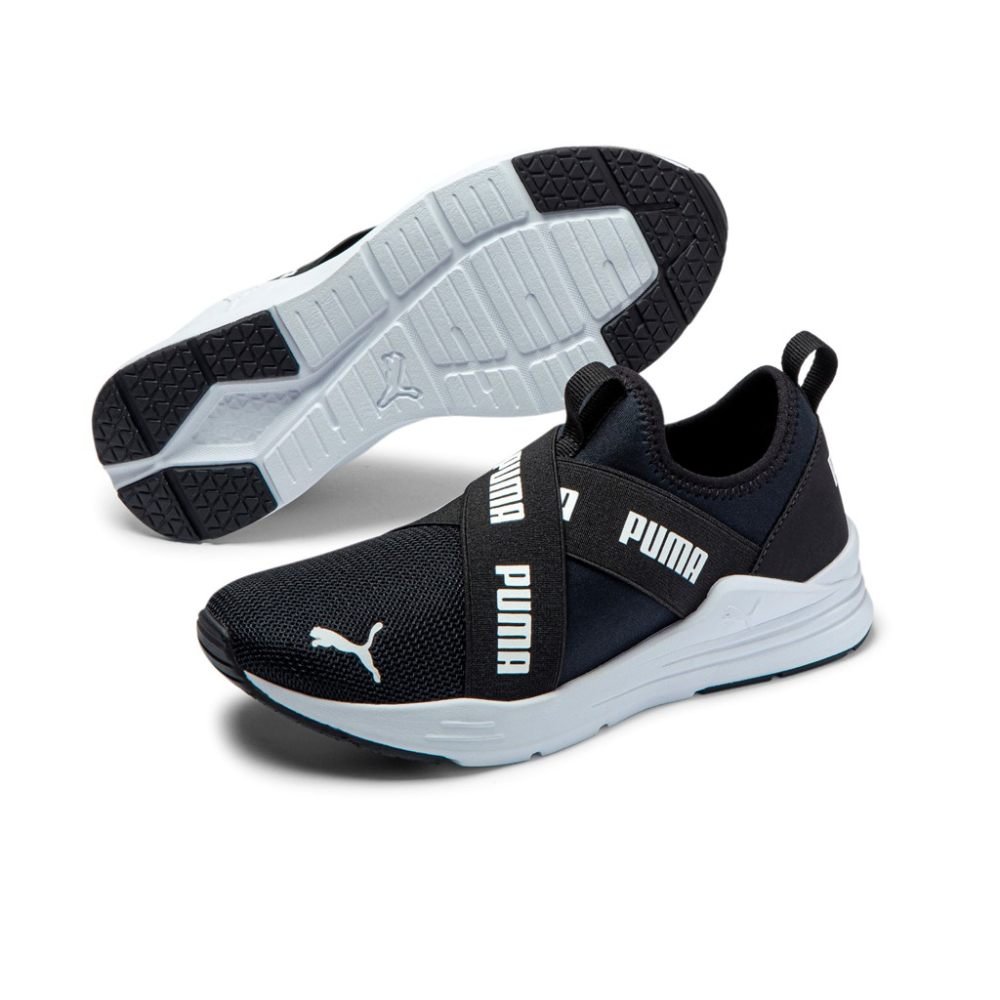 Tenis Running Inf Puma Wired Run Slip-On 385201-04 Branco