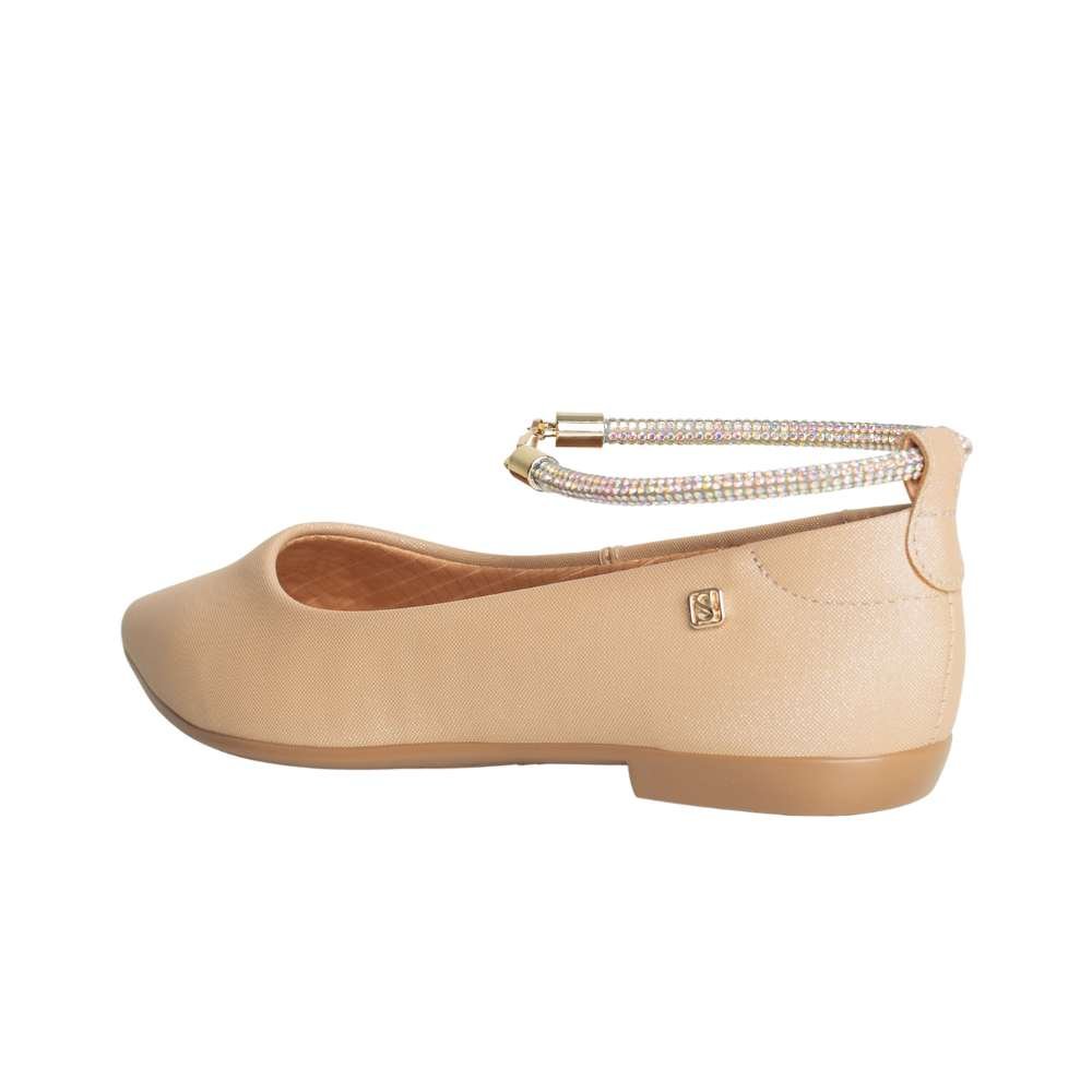 Sapatilha Bico Fino Santinelli 1266472 Dourado