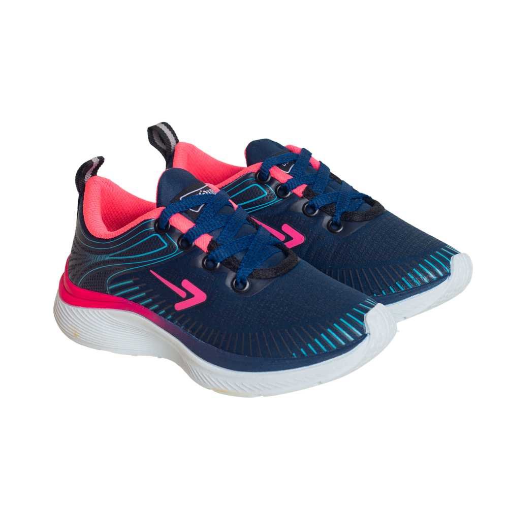 Tênis Infantil Running Box 200 Bk-1709 Marinho/Pink