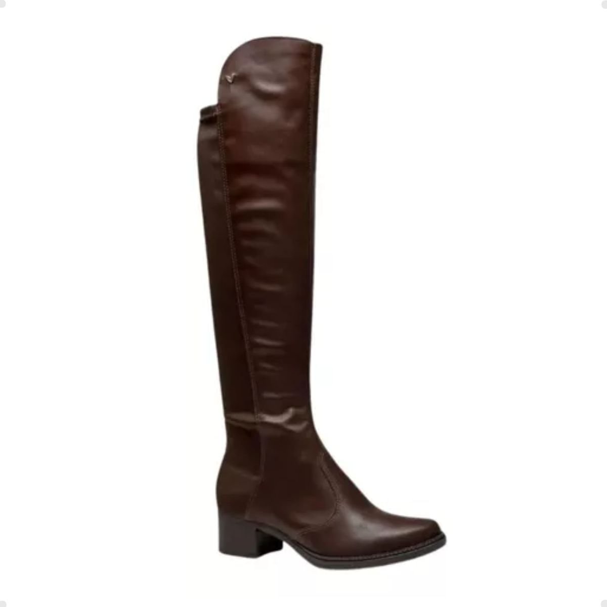 Bota Feminina Over The Knee Mississipi Marrom Marrom