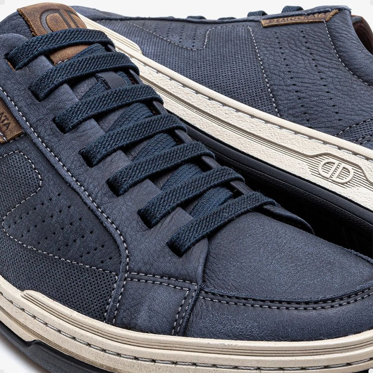 Sapatênis Masculino Democrata Jay Azul Azul